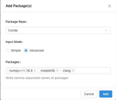 Using The New Package Management Ui — Qubole Data Service Documentation