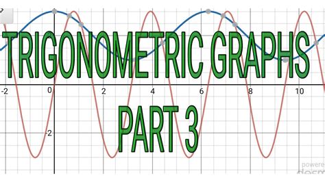 Trigonometric Graphs Part 3 Graphing Trigonometric Functions In Radians YouTube