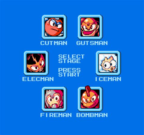 Mega Man 1 Mugshots By Wissutype By Zedic0n On Deviantart