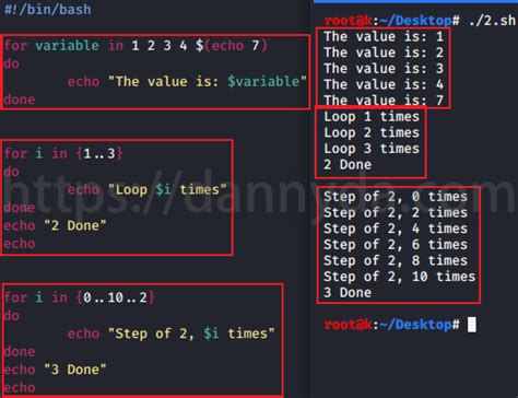Linux Bashshell Simple Basic Flow Control For Loop While Loop If