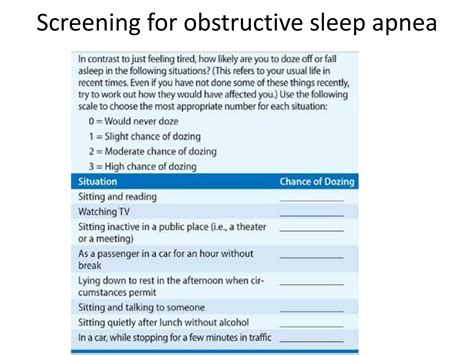 Obstructive Sleep Apnea Ppt