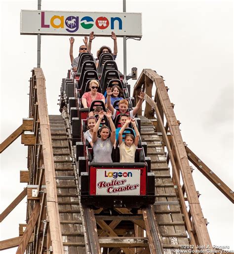 Lagoons Roller Coaster At Amusement Park In Utah Classic Roller
