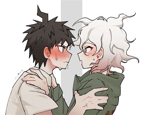 Komaeda Nagito And Hinata Hajime Danganronpa Drawn By Seumolsx