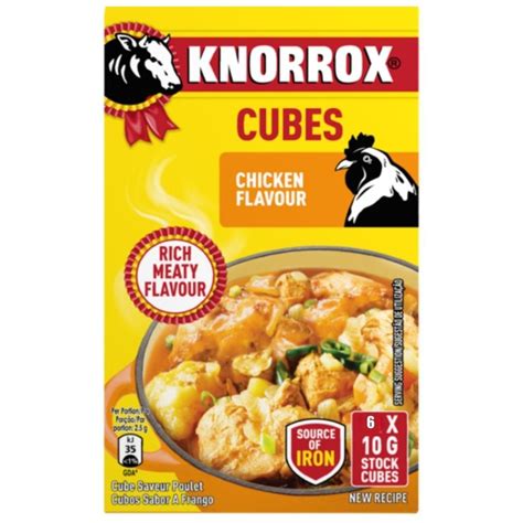 Knorrox Cubes Chicken Flavour 6x10gr Superb Hyper
