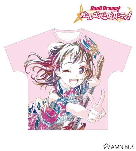 Bang Dream ガールズバンドパーティ！ 戸山香澄 Ani Art フルグラフィックtシャツ Vol2ユニセックス