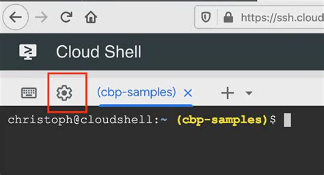 Typing Special Characters In Google Cloud Shell Order To Management