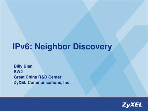 PPT IPv Neighbor Discovery PowerPoint Presentation Free Download ID