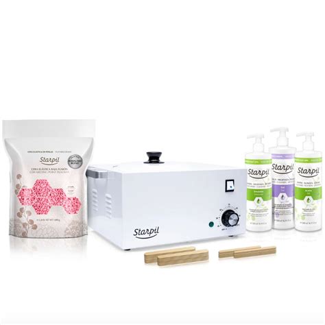 Kit De Calentador De Cera Dura Extra Grande Premium 10 Lb Starpil Wax