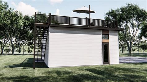 Legrone Garage Plan Modern Style Garage Plan 3 Bay Garage Plan