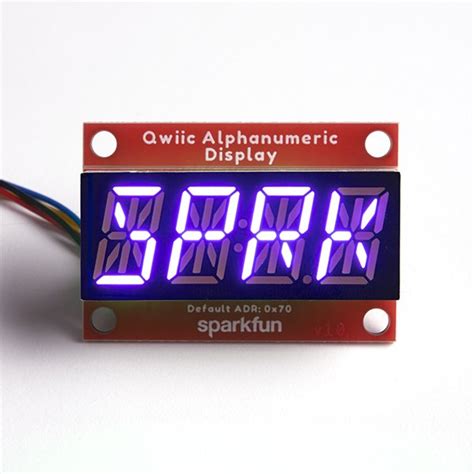 SparkFun Alphanumeric Display Буквенно цифровой Дисплей Фиолетовый
