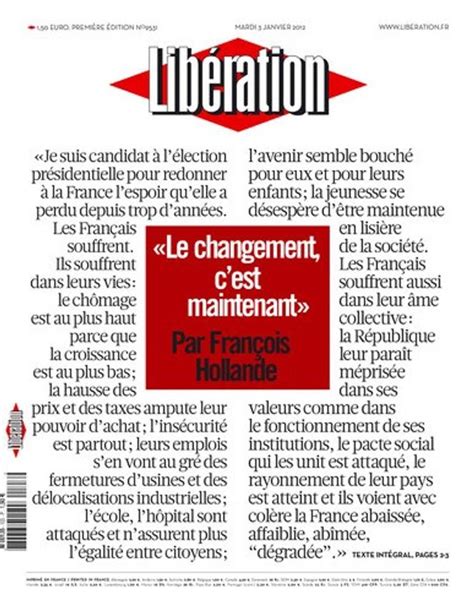L UMP accuse Libération de faire campagne pour François Hollande