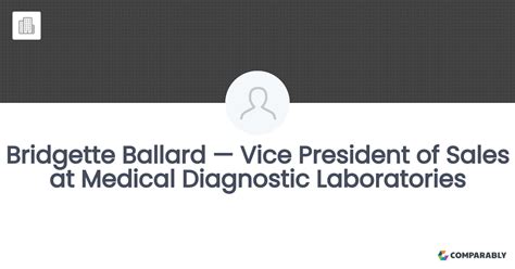 Bridgette Ballard — Vice President Of Sales At Medical Diagnostic