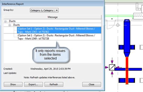 Revit Interference Checking And Phasing Imaginit Technologies Support Blog