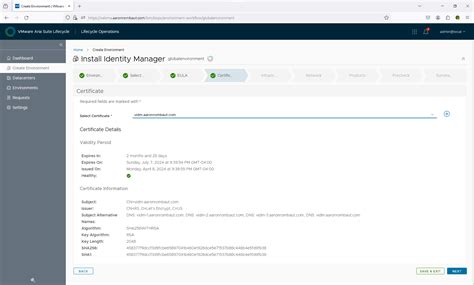 vmware aria suite lifecycle vmware identity manager vidm bits