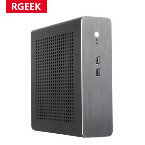 RGEEK G Chassis All Aluminum Mini Case PC HTPC ITX Power USB Desktop Computer Case With
