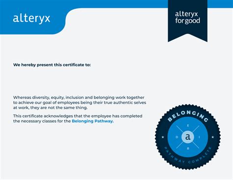 Alteryx Credentials • Accredible • Certificates Badges And Blockchain
