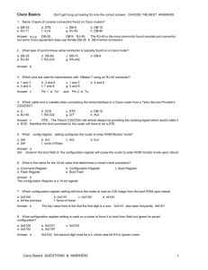 QA Cisco Basics