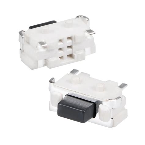 Uxcell 50pcs 5x2x3mm Spst Momentary Push Button Smd Smt Tactile Tact
