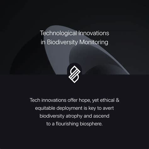 Technological Innovations In Biodiversity Monitoring → Scenario