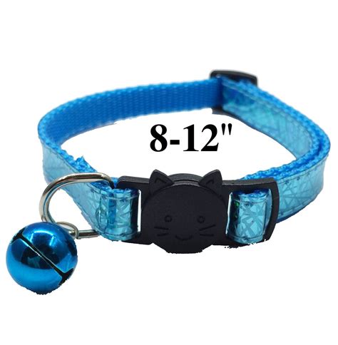 PACCOMFET 6 Pcs Breakaway Cat Collar With Lightweight Bright Surface