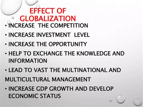 Globalization Ppt Pptx Business Business And Finance
