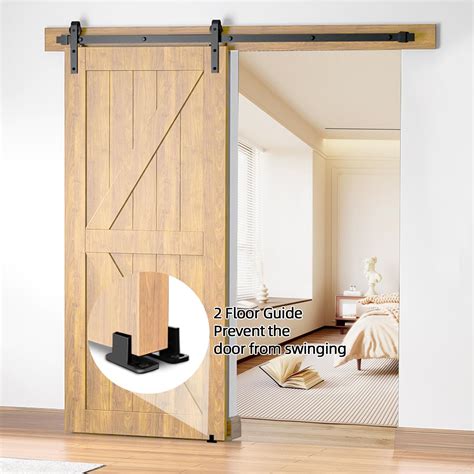 5ft Sliding Barn Door Hardware Kit Heavy Duty Barn Door