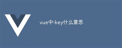 Vue中key什么意思 叮当号