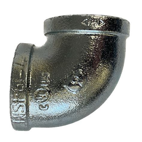 Bmi 4 Inch Npt Galvanized 90 Degree Elbow Prm