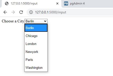 Fill A Dropdown Combo In Flask And Postgresql Csveda