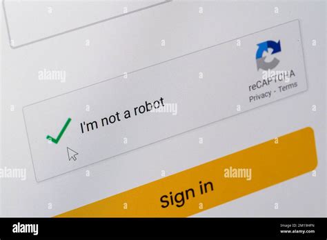 A Recaptcha Verification On A Website Requiring The User To Show That