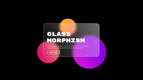Glassmorphism — How To Create In Css