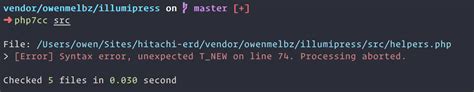 Php Parse Error 71 Unexpected New Tnew · Issue 55 · Kitetail