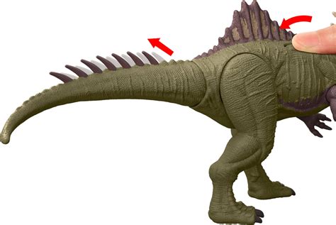 Mattel Jurassic World Chaos Theory Battle Roarin Becklespinax Dinosaur