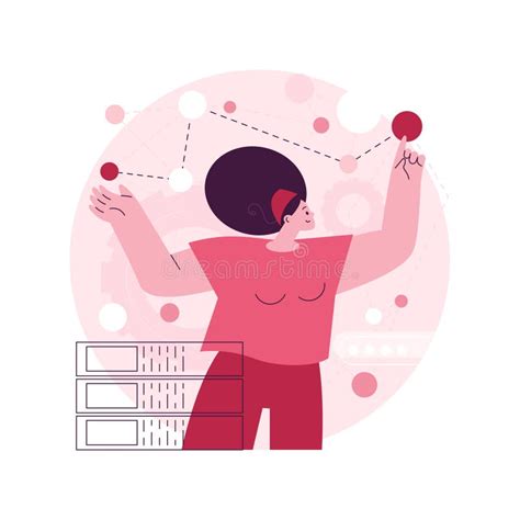 Big Data Visualization Abstract Concept Vector Illustration Stock Vector Illustration Of