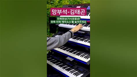 망부석김태곤전자올겐 디스코 연주흘러간 가요 연주 Youtube