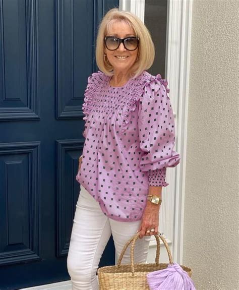 Lantern Sleeve Polka Dot Top