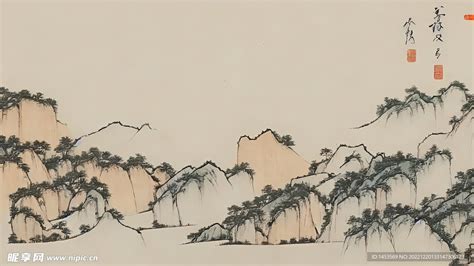 古画设计图绘画书法文化艺术设计图库昵图网