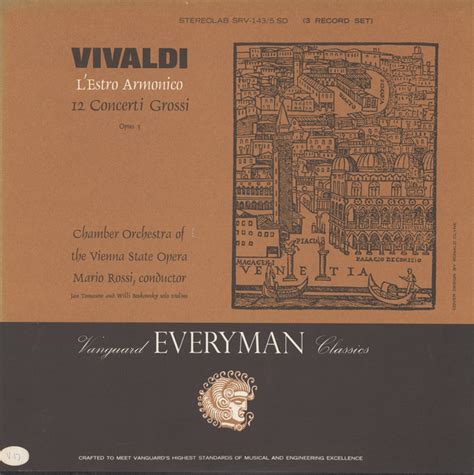 Lestro Armonico 12 Concerti Grossi Opus 3 Chamber Orchestra Of The