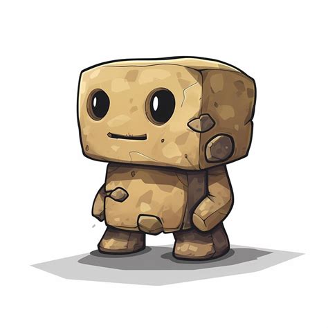 Cute Golem Premium Ai Generated Image