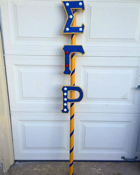 Unique Wood Creations Ft Sigma Gamma Rho Probate Staff Order Yours