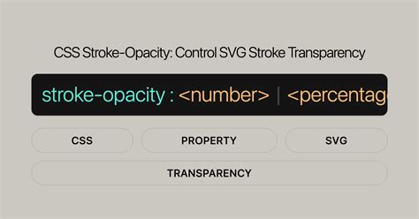 Css Stroke Opacity Control Svg Stroke Transparency