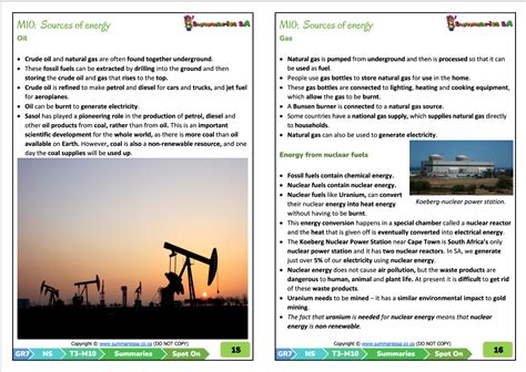 Grade 7 Natural Sciences Nst Term 3 Spot On Textbook Summaries