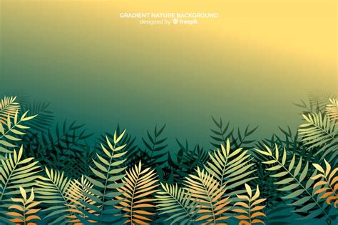 Free Vector Gradient Nature Background