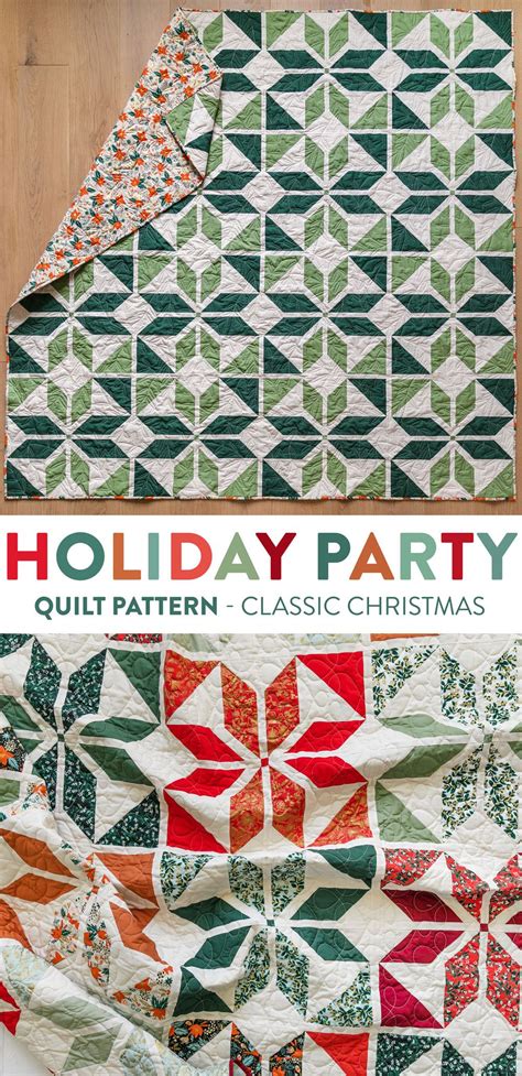 Holiday Party Quilt Pattern Classic Christmas Artofit