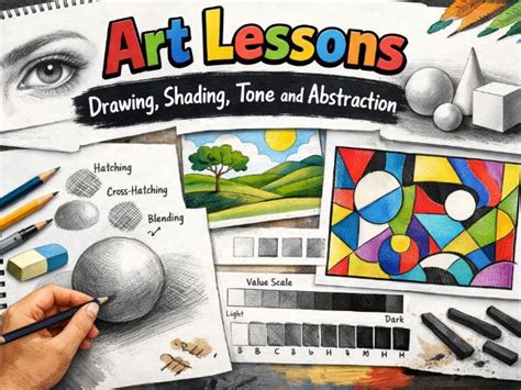 Key Stage 3 Art Lessons Drawing Tone Shade Observation And
