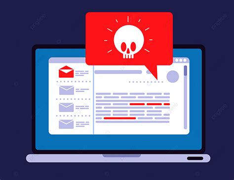 Laptop Virus Alert Internet Spam Design Software Bug Png And Vector
