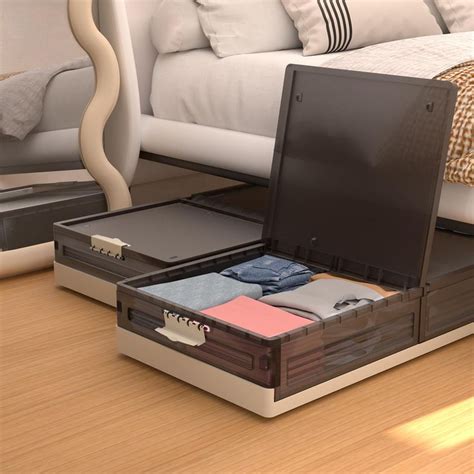 3937 Large Under Bed Storage With Wheels Upgraded Stackable Under Bed Storage Plastic 918l