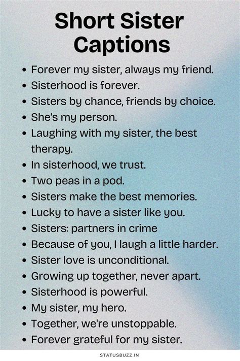 Best 12 150 Sister Captions For Instagram Artofit