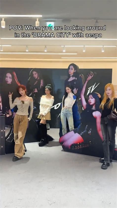 231122 Aespa Tiktok Update Imthedrama Welcome To Drama City 🌃⚡️