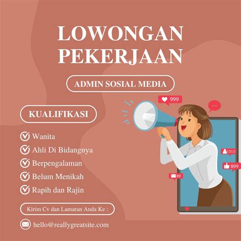Halaman 2 Gratis Desain Contoh Lowongan Kerja Canva